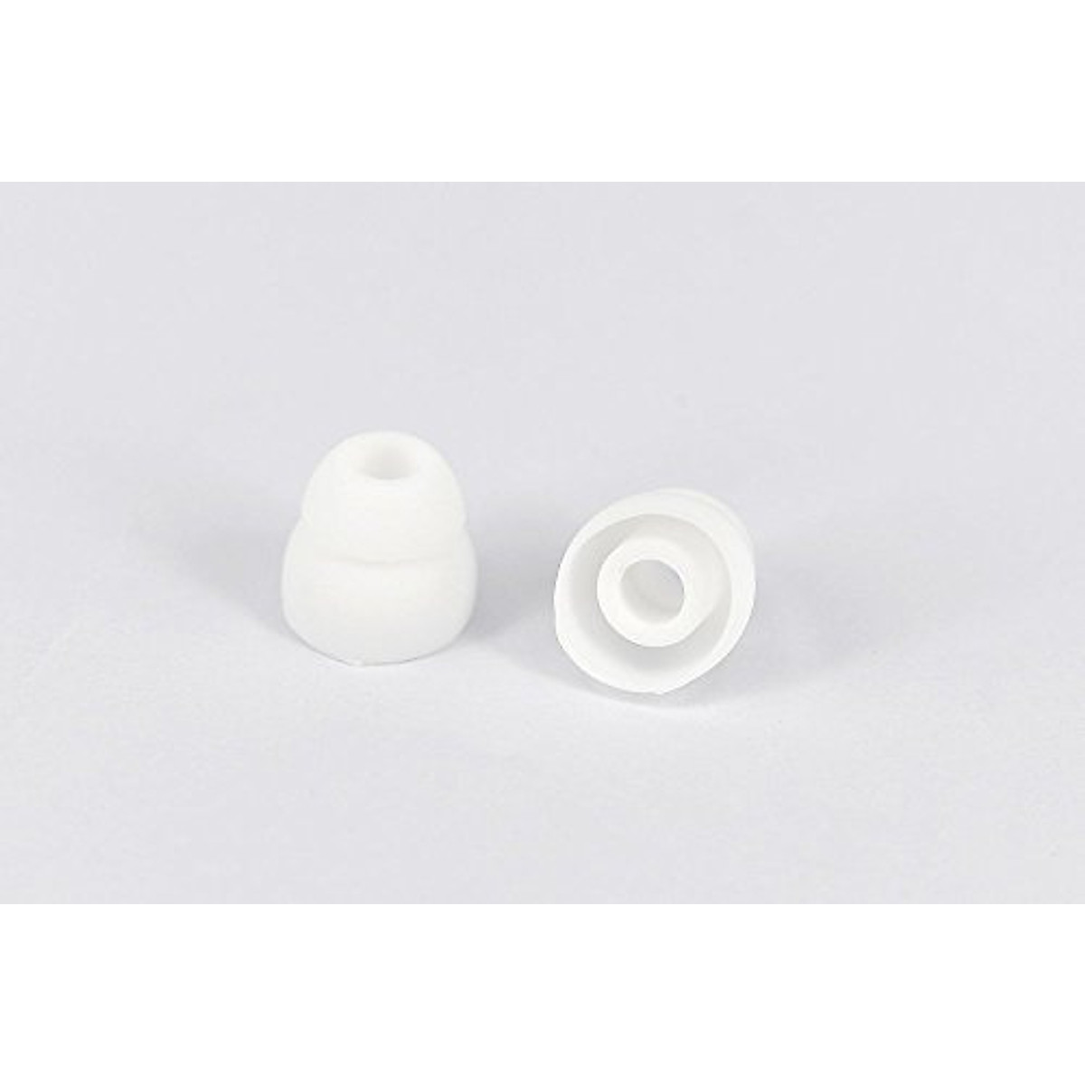 10pcs Replacement Silicone Eartips Earbuds Eargels for Beats by dr dre Powerbeats 2 Wireless Stereo Earphones (Double Flange White)