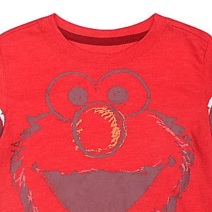 Sesame Street Elmo Boys’ T-Shirt for Infant and Toddler – Red