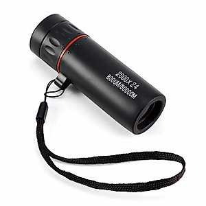Mini Monocular Telescope Focusing Optical Binoculars Waterproof and Non-Slip Monoculars for Adults, Black
