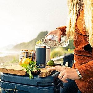 YETI Rambler 10 oz Tumbler, Stainless Steel, Vacuum Insulated with MagSlider Lid, Big Sky Blue