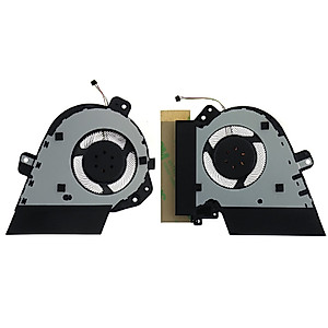 Replacement CPU GPU Cooling Fan for Asus ROG Zephyrus GU502DU GA502IU GA502IV 5V 0.5A 13NR03V0T02011 13NR0210T01111 13NR0210AM0901 DFS5K12304363C DFS5K12115491P