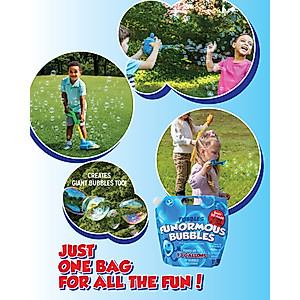 Little Kids Bubbles by Fubbles| Bubble Solution Refill | 169oz Non Toxic Bubble Solution | Bubble Concentrated for Bubble Machine, Bubble Juice Refills