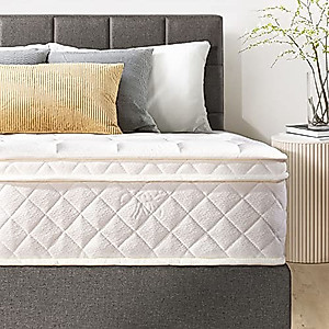 Best Price-Mattress 10 Inch Euro-Top Pocket Spring-Mattress - Motion Isolation Individually Encased Pocket Springs, Comfort Foam-Top, CertiPUR-US Certified Foam, Full White