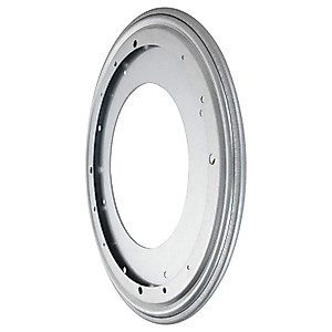 2 Pack Flat Lazy Susan Turntable Bearing 12 Inch Round Lazy Susan Hardware 5/16 Thick Turntable Swivel Base for Rotating Table, Book Case, Serving Tray, DVD Tower, Corner Shelves, 1000lb Capacity