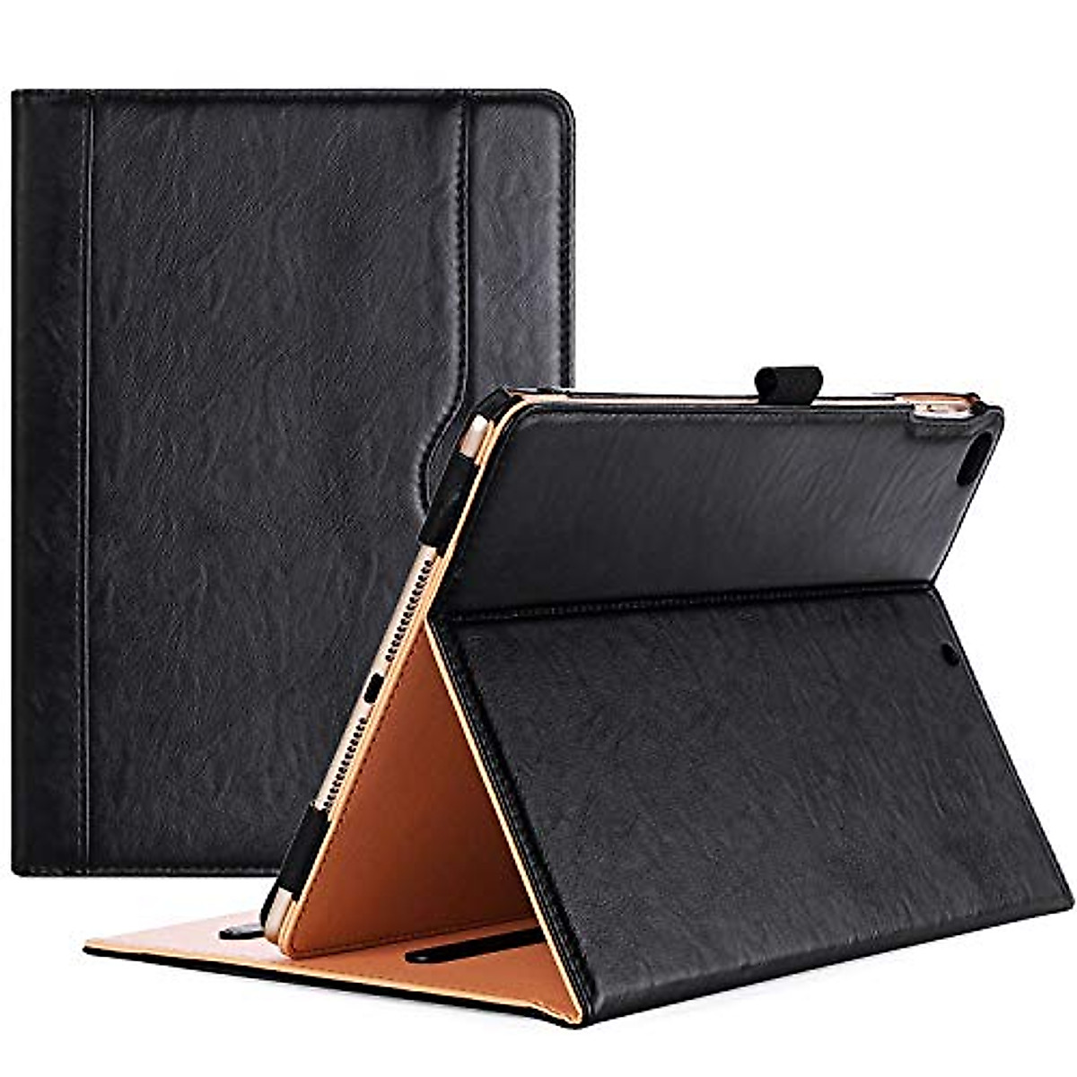 ProCase iPad 9.7 Case 2018/2017 iPad Case - Stand Folio Cover Case for Apple iPad 9.7 Inch, Also Fit iPad Air 2/ iPad Air -Black