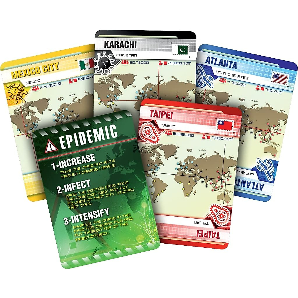 Pandemic Board Game (Base Game) | Cooperative Board Game for Adults and Family | Ages 8+ | 2 to 4 players | Average Playtime 45 minutes | Made by Z-Man Games