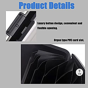 Handlein Credit Card Holder， Mini RFID aluminum wallet credit card holder, Mini Womem or Men Credit Card Wallet. (Snow Leopard)