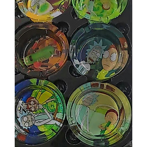 Glass ashtray (Design 1), One Size