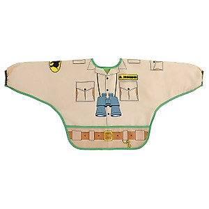 Dreambaby Food & Fun Character Bibs Baby Smocks with Sleeves - Model L561BB - 2 Pack (Doctor & Zookeeper)