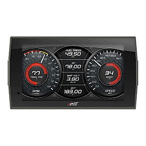 Edge Products CTS3 84130-3 Touch Screen OBD2 Monitor Gauge Scanner & License Plate Reverse Backup Camera 98203 Compatible with 1996 Vehicles & Newer