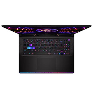 MSI Raider GE78 HX 17.3" QHD+ 240Hz Gaming Laptop: Intel Core i9-13980HX, RTX 4080, 64GB DDR5, 2TB NVMe SSD, Thunderbolt 4, USB-Type C, Cooler Boost 5, Win 11 Pro: Dark Grey 13VH-080US