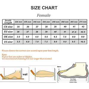 AIRAVATA Women's Walking Shoes Sock Sneakers Platform Air Cushion Breathable Lightweight Trainers Pure Black 275mm-10.5