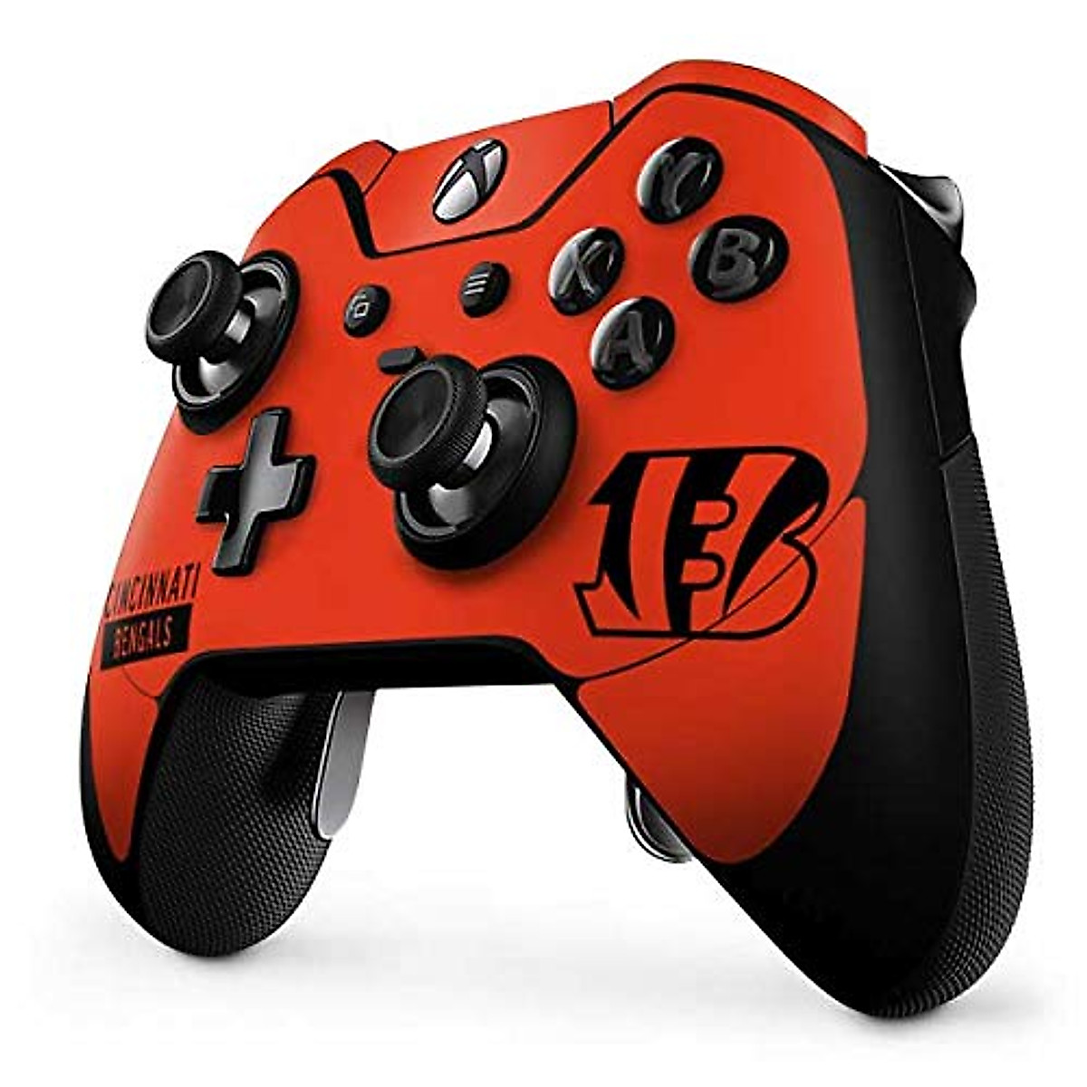 Skinit Decal Gaming Skin Compatible with Xbox One Elite Controller - Officially Licensed NFL Cincinnati Bengals Orange Performance Series Design