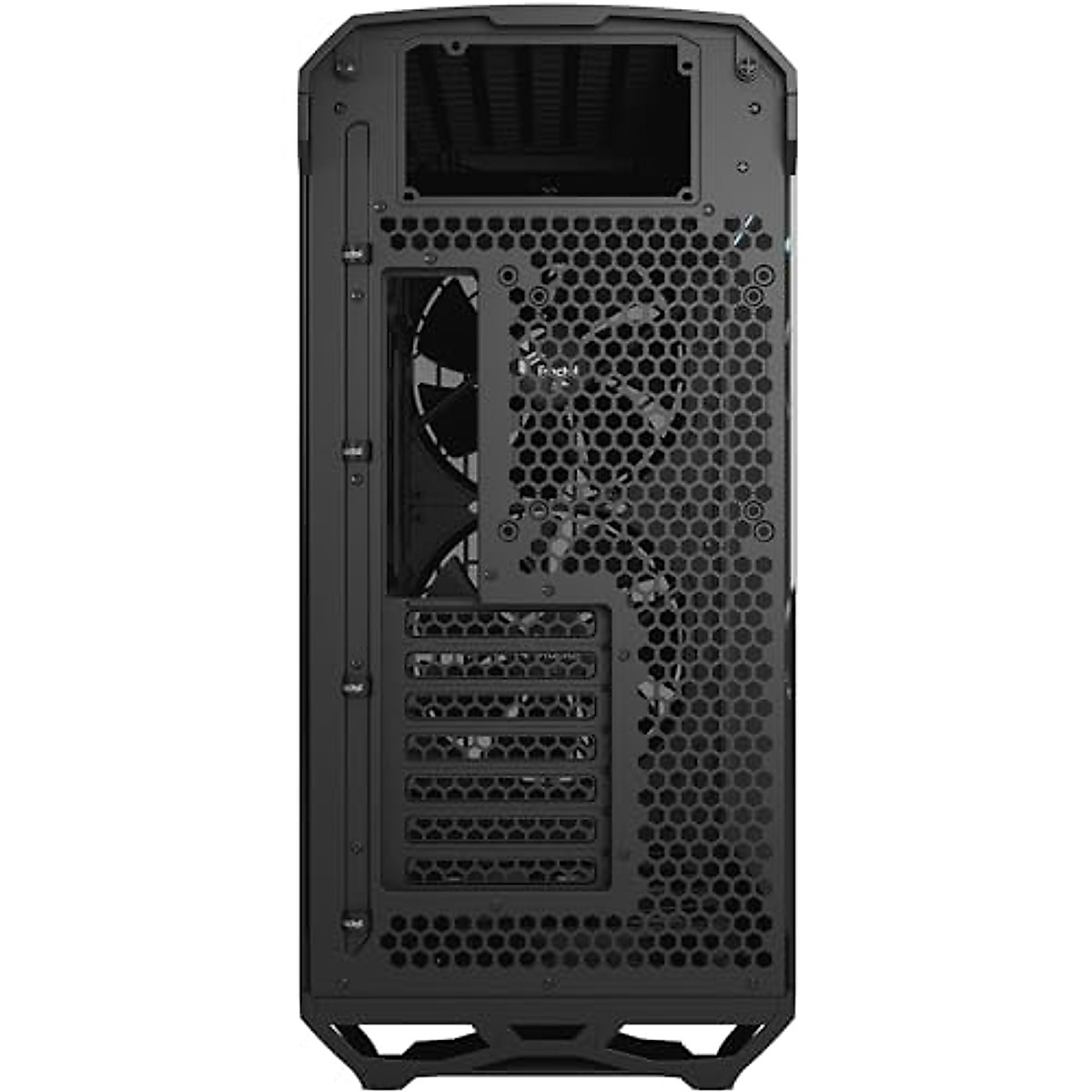 Fractal Design Torrent Black - Light Tint Tempered Glass Side Panel - Open Grille for Maximum air Intake - Two 180mm PWM and Three 140mm Fans Included - Type C - ATX Airflow Mid Tower PC Gaming Case