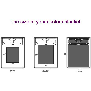 XOZOTY Personalized Yellow Daisies Baby Blanket with Name Text Custom Newborns Infants Swaddling Blankets for Boys &Girls Shower Birthday Gift 30 X 40 inches