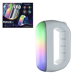 RUKUS Just Play RUKUSfx Motion-Controlled Music Mixer, Lights and Sounds Music, with Bonus Skin, Multicolor
