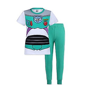 Disney Toy Story Boys Short Sleeve T-Shirt and Pants Set for Toddler and Little Kids