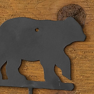 Park Designs Bear Iron Hooks - Set of 4