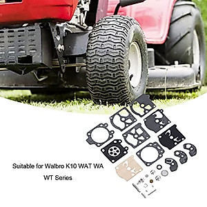 Atyhao Carburetor Gasket Kit, Carburetor Repair Kits Replacement for Walbro K10 WAT WA WT Series Lawn Mower Garden Tool Parts