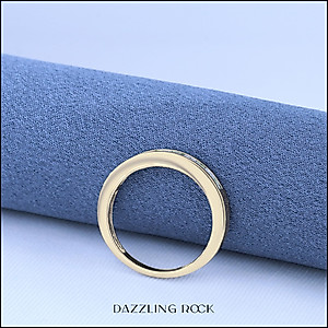 Dazzlingrock Collection Princess Cut Peridot & White Diamond Ladies Wedding Band Stackable Ring in 10K Yellow Gold, Size 10