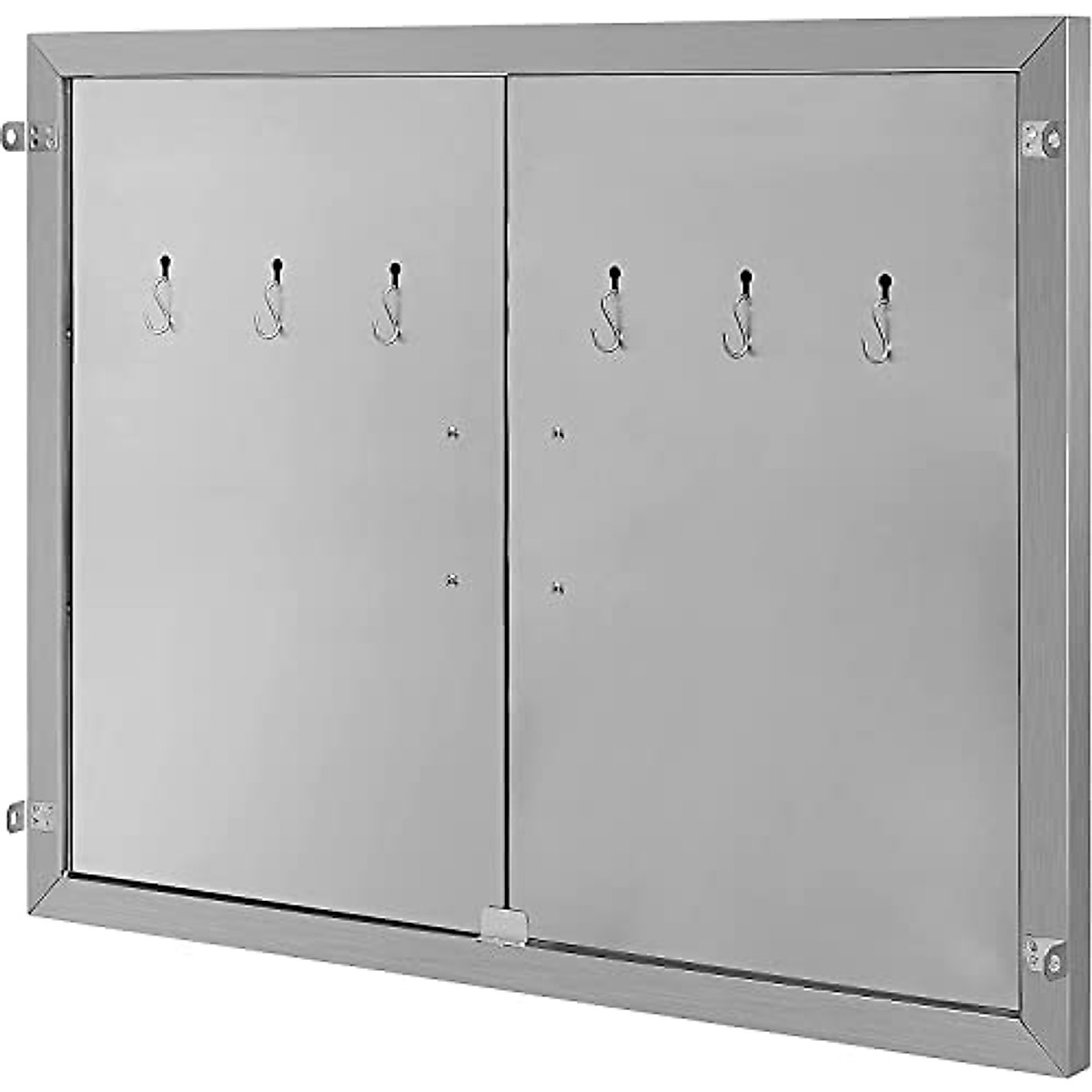 S7 Outdoor Kitchen Doors, 31W x 24H Inch, BBQ Door Stainless Steel Wall Construction Vertical, Outdoor Kitchen Door for BBQ Island, Grilling Station, Outside Cabinet