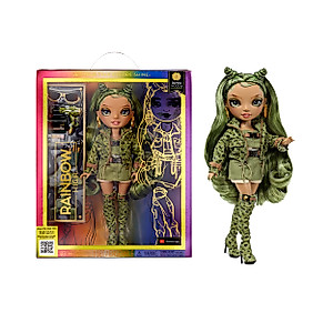 Rainbow High Olivia- Camo Green Fashion Doll. Fashionable Outfit & 10+ Colorful Play Accessories. Great Gift for Kids 4-12 Years Old and Collectors.
