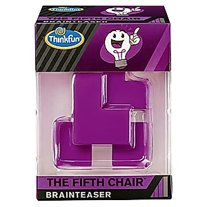 ThinkFun Pocket Brainteasers - Fifth Chair Game and STEM Toy for Boys and Girls Age 8 and Up