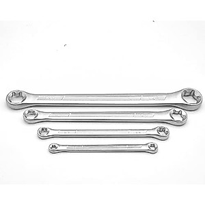 NACHEE 4 Piece TRX-Star E-Torx Box Wrench Set, E6 E8 E10 E12 E14 E18 E20 E24 Torx Tork Set