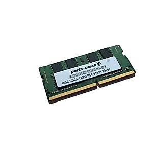 parts-quick 16GB Memory for MSI Notebook GL62 6QF DDR4 2133MHz SODIMM RAM