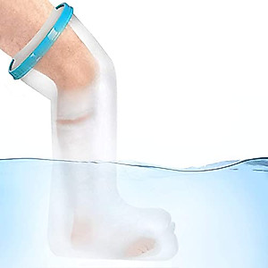Wilsco Waterproof XL Leg Shower Covers ~ Cast Shower Covers for Leg ~ Cast Covers for Shower Leg ~ Over 40 Inches of Coverage