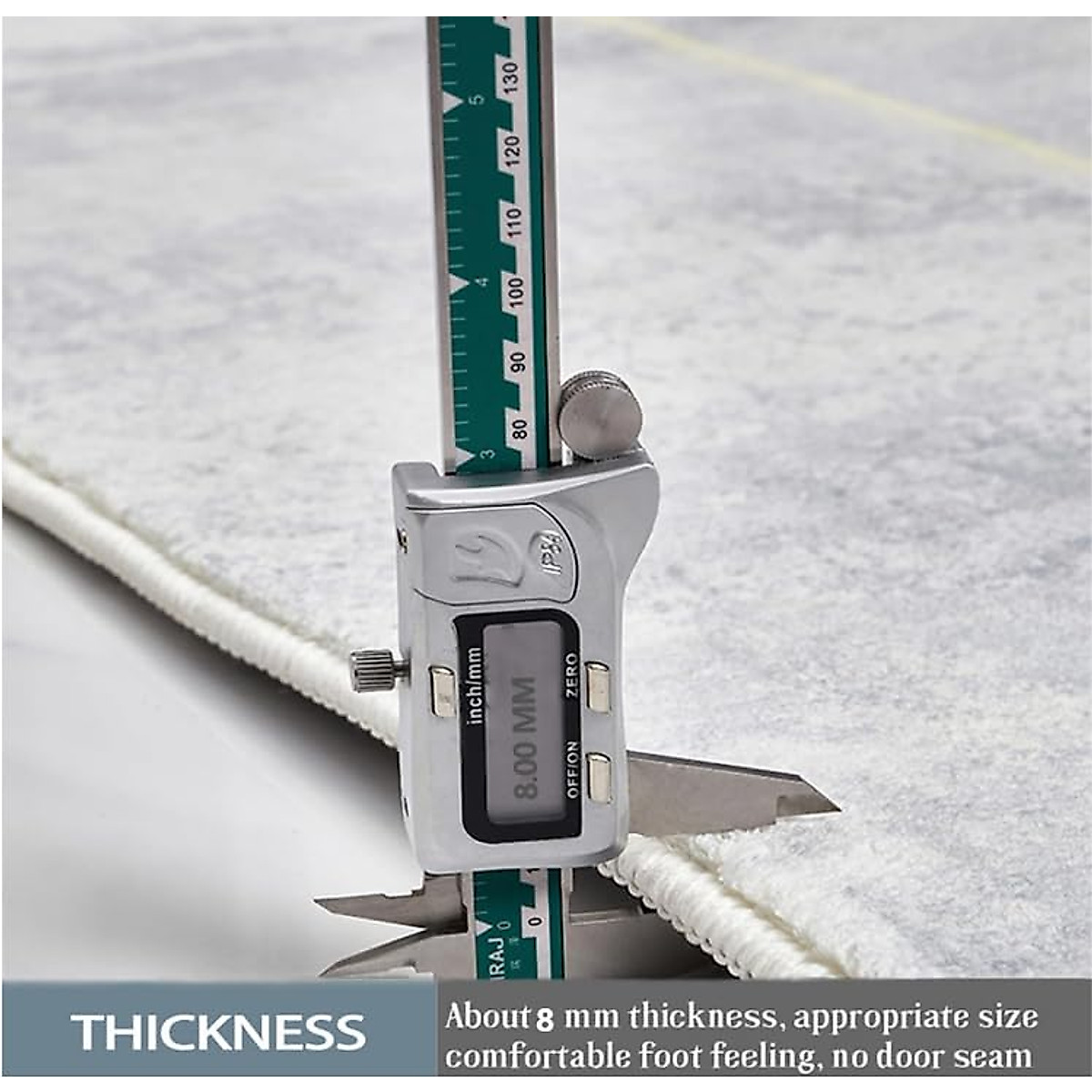 Euvmgis Indoor/Outdoor Area -Rug White Black Simple Diamond Grid Easy -Cleaning, Non Shedding, Bed Room, Living Room, Dining Room, Deck, Backyard, Patio, High Traffic 2 x 3 Feet / 60x90 cm