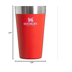 STANLEY 16 oz Adventure Stainless Steel Everyday Stacking Pint - Target Red