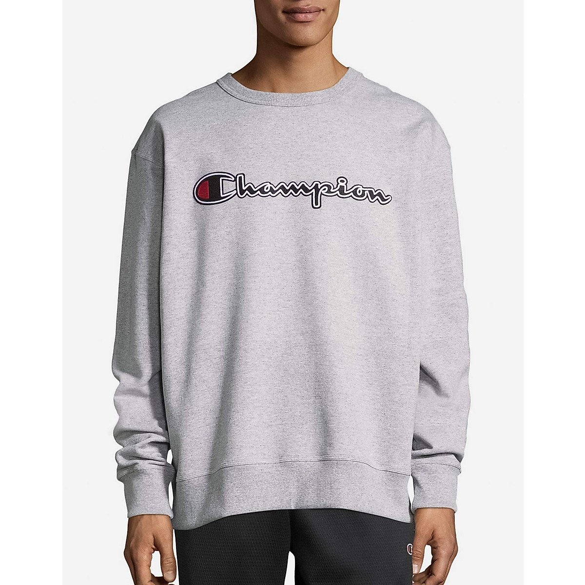 Champion Men's Sweatshirt, Powerblend, Fleece Midweight Crewneck Sweatshirt(Reg. or Big & Tall)