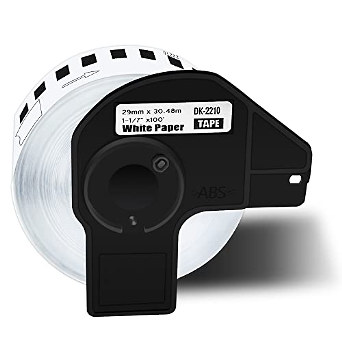 NineLeaf 40 Roll Compatible for Brother DK2210 DK-2210 (1.1 Inch x 100 Feet) Continuous Paper Label Direct Thermal Length Labels Compatible for Brother QL Label Printer