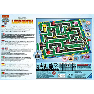 Ravensburger PAW Patrol Labyrinth Junior Game | Engaging Brain Teaser for Kids Ages 4 and Up | Classic Moving Maze Puzzle Game | Featuring Beloved PAW Patrol Characters