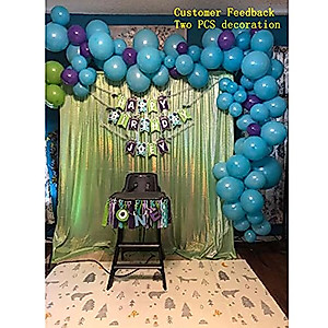 LQIAO Bling Laser 5x7ft Silver Backdrop Holographic Fabric Background Shimmer Photography Booth Photo Background Props Curtain/Backdrop Makeup Vides Shooting Bling Teenage Heart