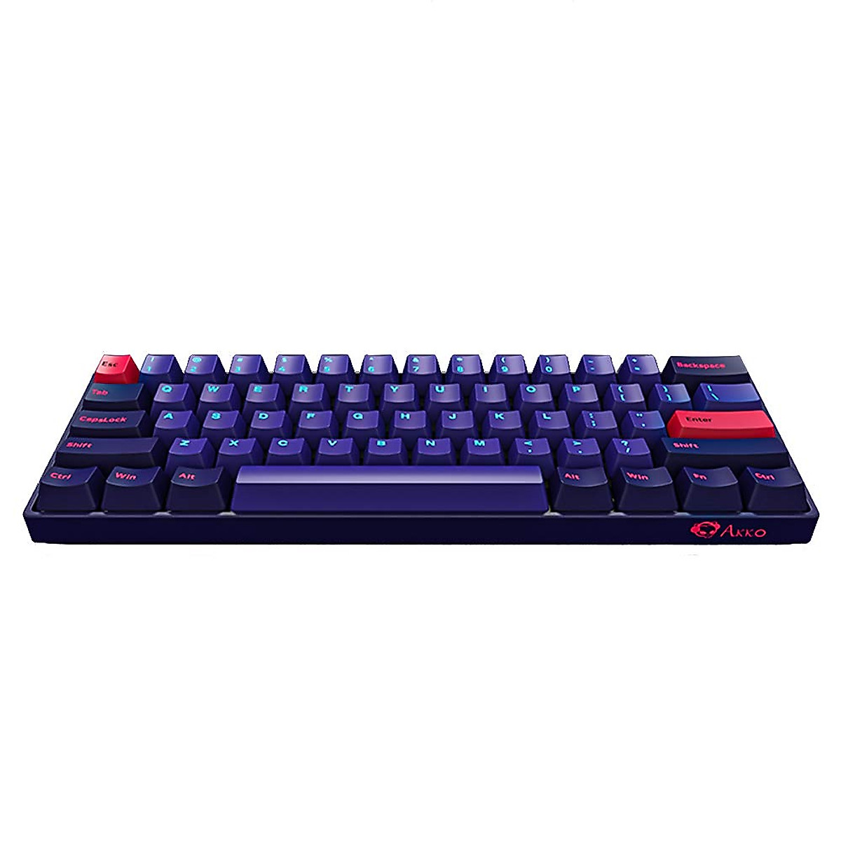 EPOMAKER ACR98 Mini 78-Key Wired Hotswap Mechanical Gaming Keyboard with Acrylic Case & RGB Backlight, Double-Shot PBT Keycaps, NKRO Programmable for Gamers/Mac/Win (Gateron Pink Switch)