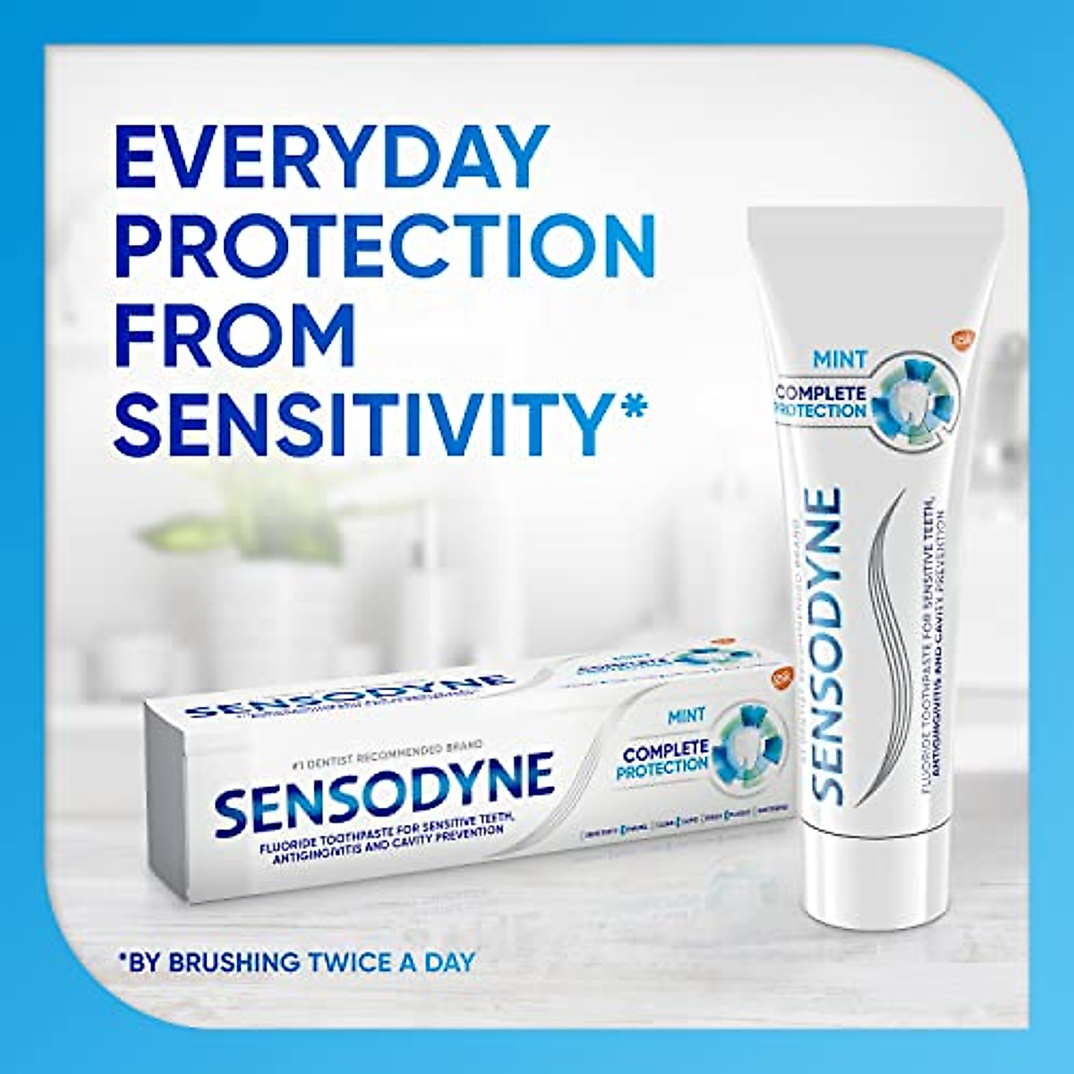 Sensodyne Complete Protection Sensitive Toothpaste for Sensitive Teeth - 3.4oz