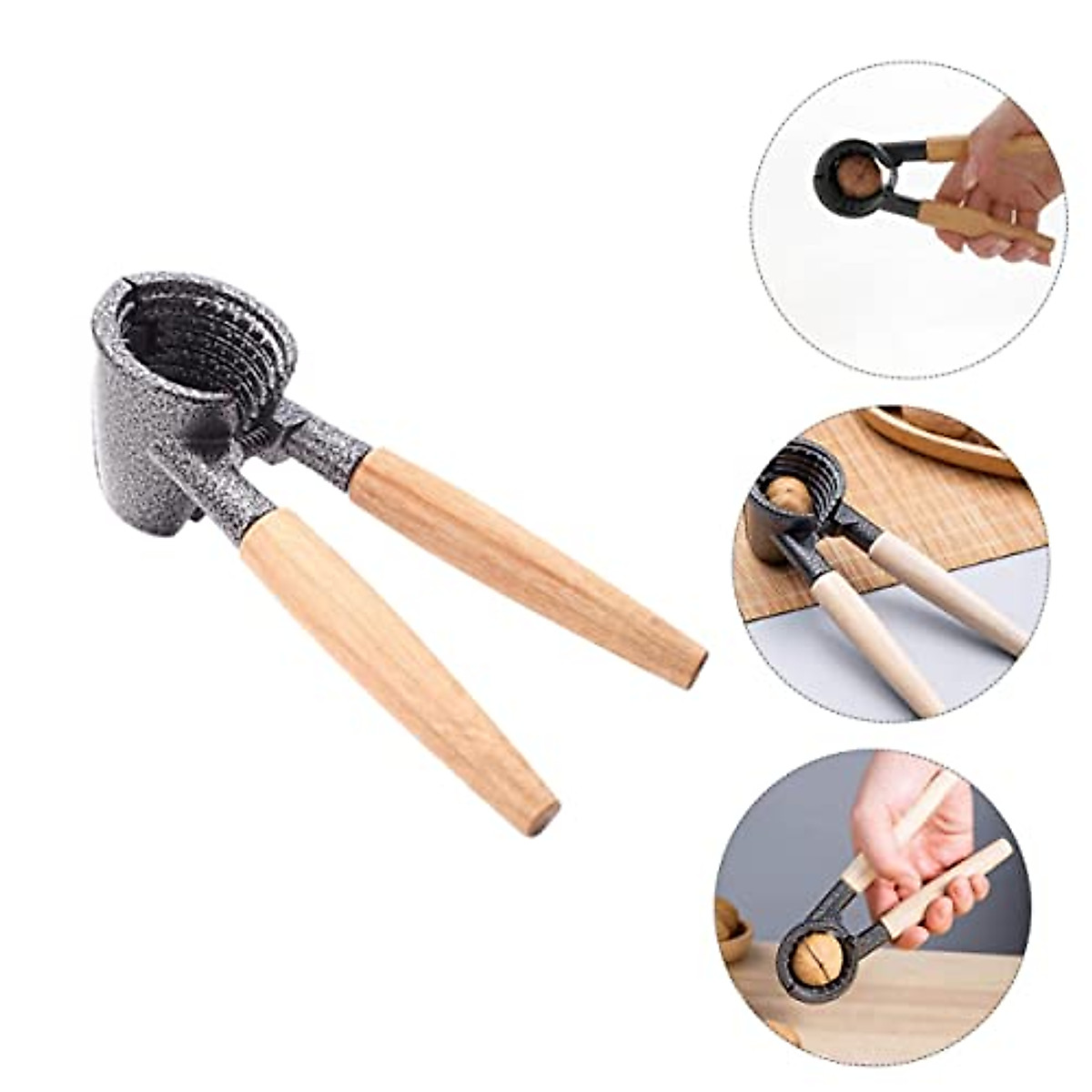 Black Walnut 1pc Nutcracker Macadamia Electric Tool Crab Tools Metal Nut Opener Plier Seafood Crackers Tools Black Walnut Chestnut Nut Shell Walnut Shell Commercial