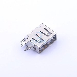 10 Pcs AF10.0 Side Insert Short External Straight Inner O-Type Feet Boundless Iron Shell PBT White Glue USB Connector Plug-in Type-A 906-561A1014D10200