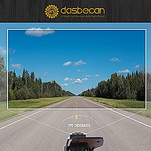 Dasbecan Rear View Backup Camera Compatible with Chevy Silverado GMC Sierra 2007-2014 Replaces 20837341 20986601 23146157 Parking Assist Camera