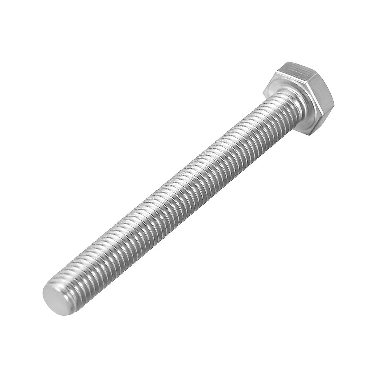 uxcell M8x75mm Hex Bolts 304 Stainless Steel Hexagon Screw Bolt 8pcs