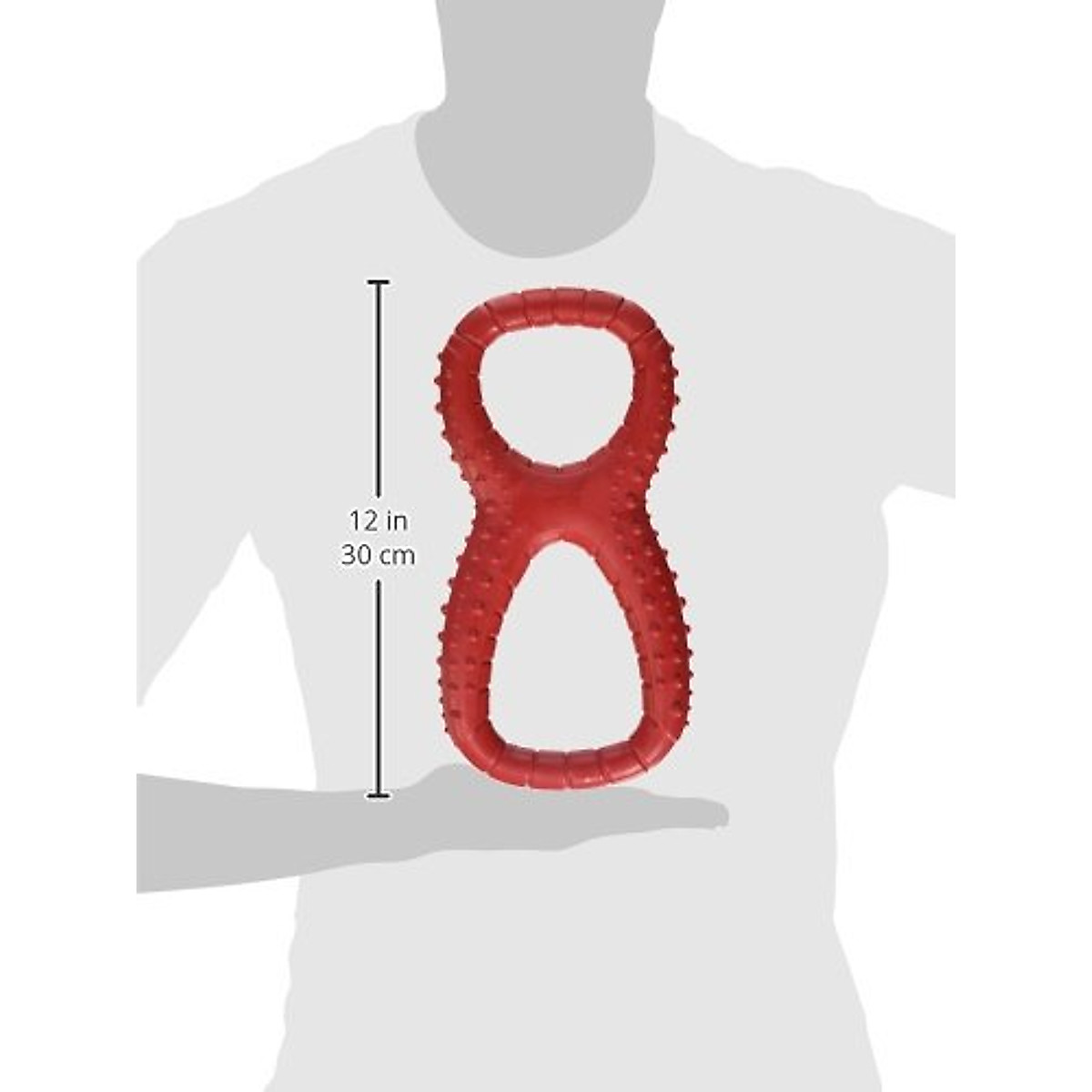 Dogzilla Monster Tug Toy, Red