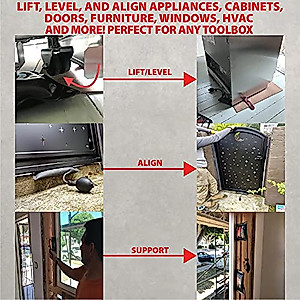 The Original Rhino Strong Commercial Grade Air Wedge Bag 2.0 Pump Professional Leveling Kit & Alignment Tool Shim Bag in the Popular Medium Size (2 Pack).