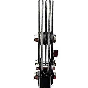 JOUNJIP 5-Blade Sheet Metal Crimper- Hand Crimper HVAC Tool for 24-28 Gauge Ductwork Downspout and Stove Pipe