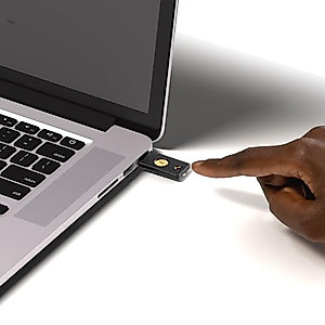 Yubico - Security Key NFC - Basic Compatibility - Multi-factor authentication (MFA) Security Key, Connect via USB-A or NFC, FIDO Certified