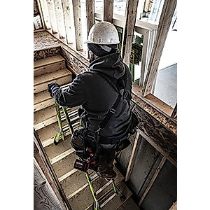 Little Giant Ladder Systems Dark Horse 2.0, M17, 17ft, Multi-Position Ladder, Fiberglass, Type 1A, 300 lbs Weight Rating, (16117-001)