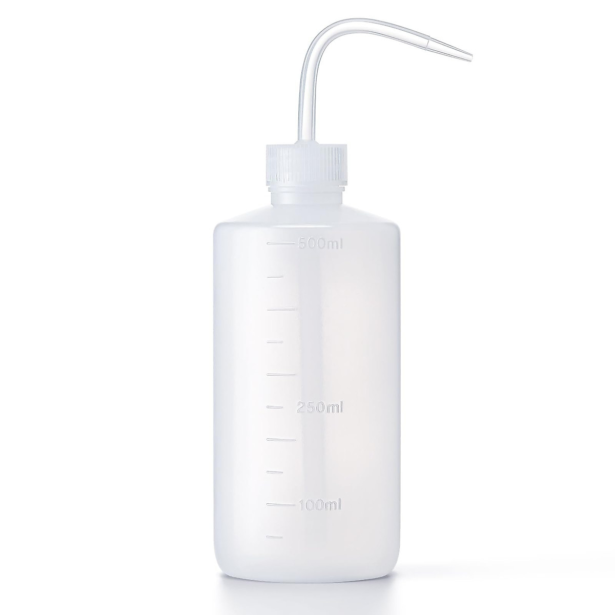 Bright Creations Clear Plastic Squeeze Bottles with Angle Bent Tip - 16 oz Squirt Bottles for Liquids, 3 Pack