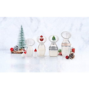 Haakaa Winter Holiday Silicone Breast Pump Stopper Gift Set 4 PK (Limited Edition)