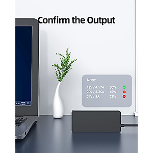 60W Charger Fit for Arcade 1up Power Cord - (for Machine Arcade 1up All Riser Cocktail Table RYJ0136PAU0 RYJ0136PAU1 RYJ0136PAU2 RYJ0136PAU3 RYJ0136PAU4 RYJ0136PAU5 BIton BI36-120300-U2)Supply Adapter